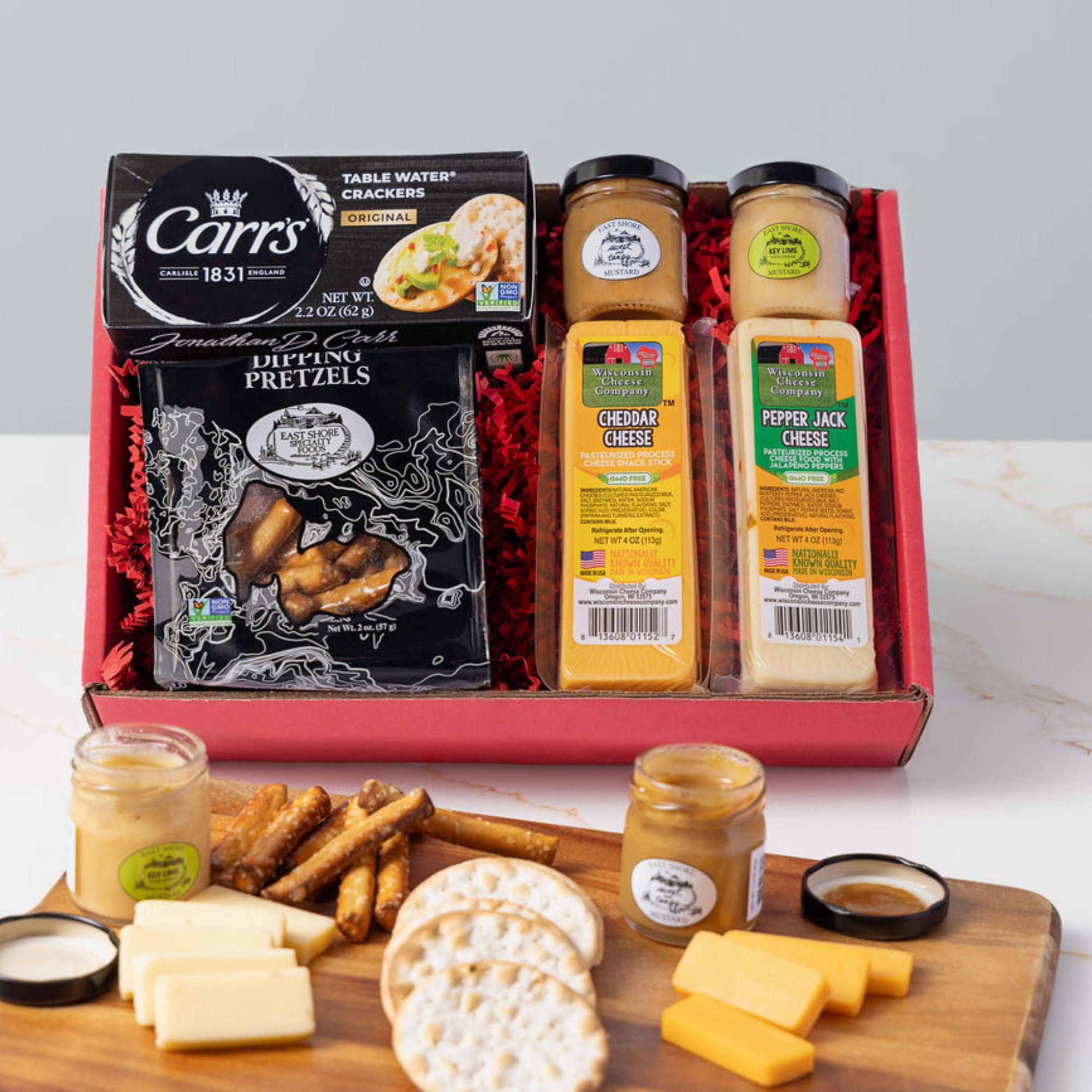 Cheese CompanyITSC - Specialty Cheese Gift Box - Cheese, Crackers ...