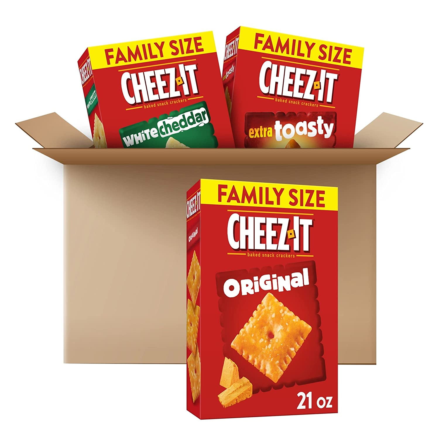 Cheese Crackers, Baked Snack Crackers, Lunch Snacks, Family Size ...