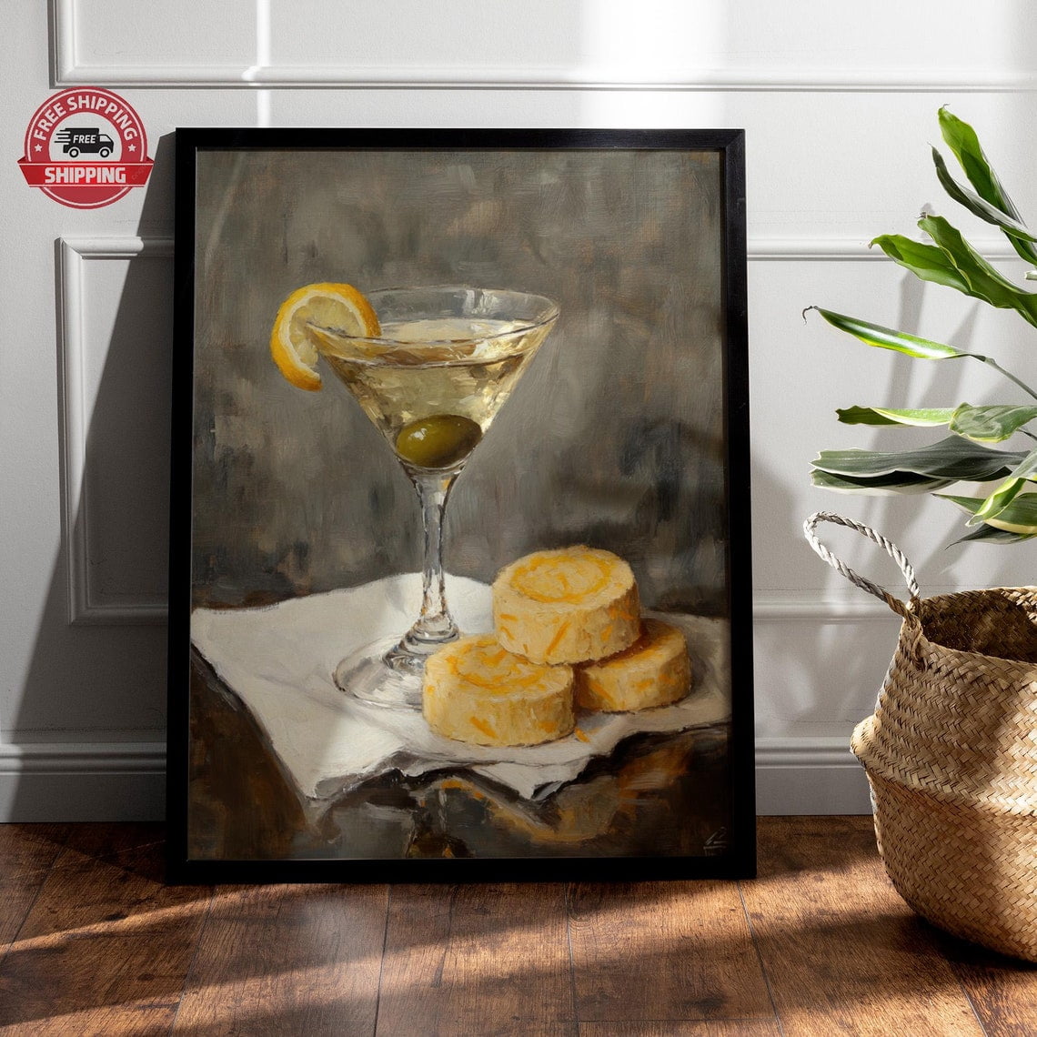 Cheese Crackers Quirky Bar Decor Version B, Stretched Canvas - Walmart.com