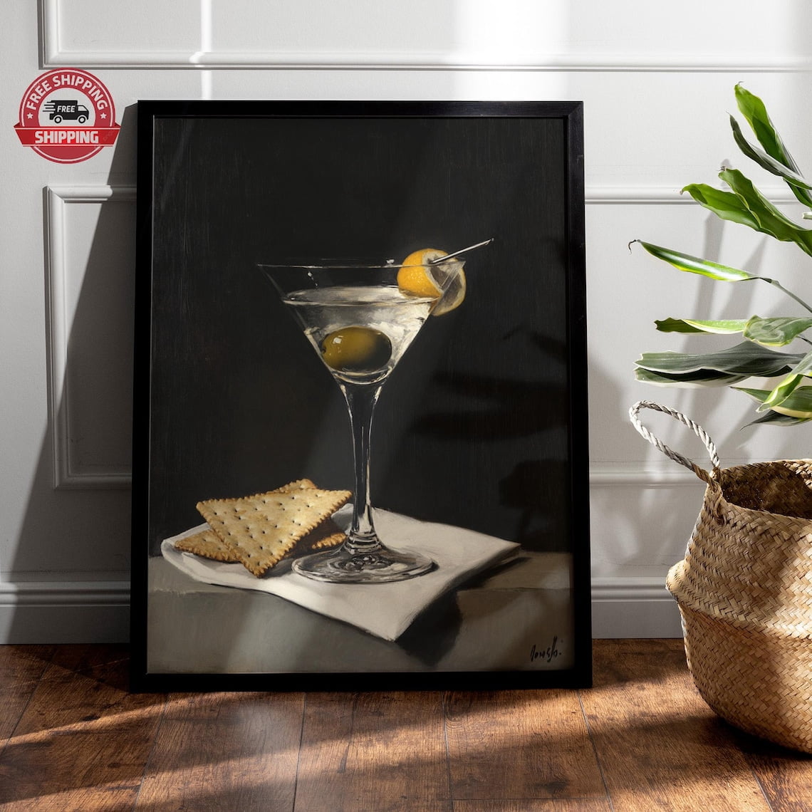 Cheese Crackers Quirky Bar Decor Version D, Unframed Canvas - Walmart.com