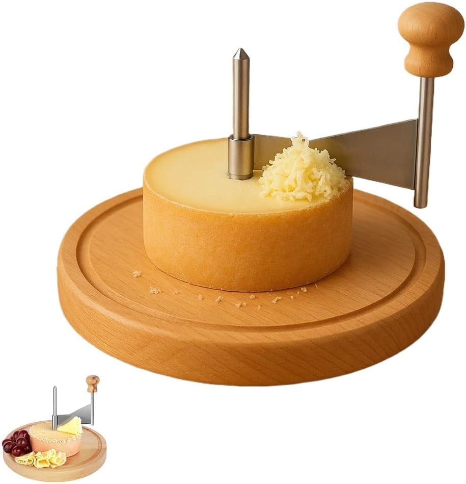 Cheese Curler Flower Maker Wheel Slicer with Lid - Stainless Steel ...