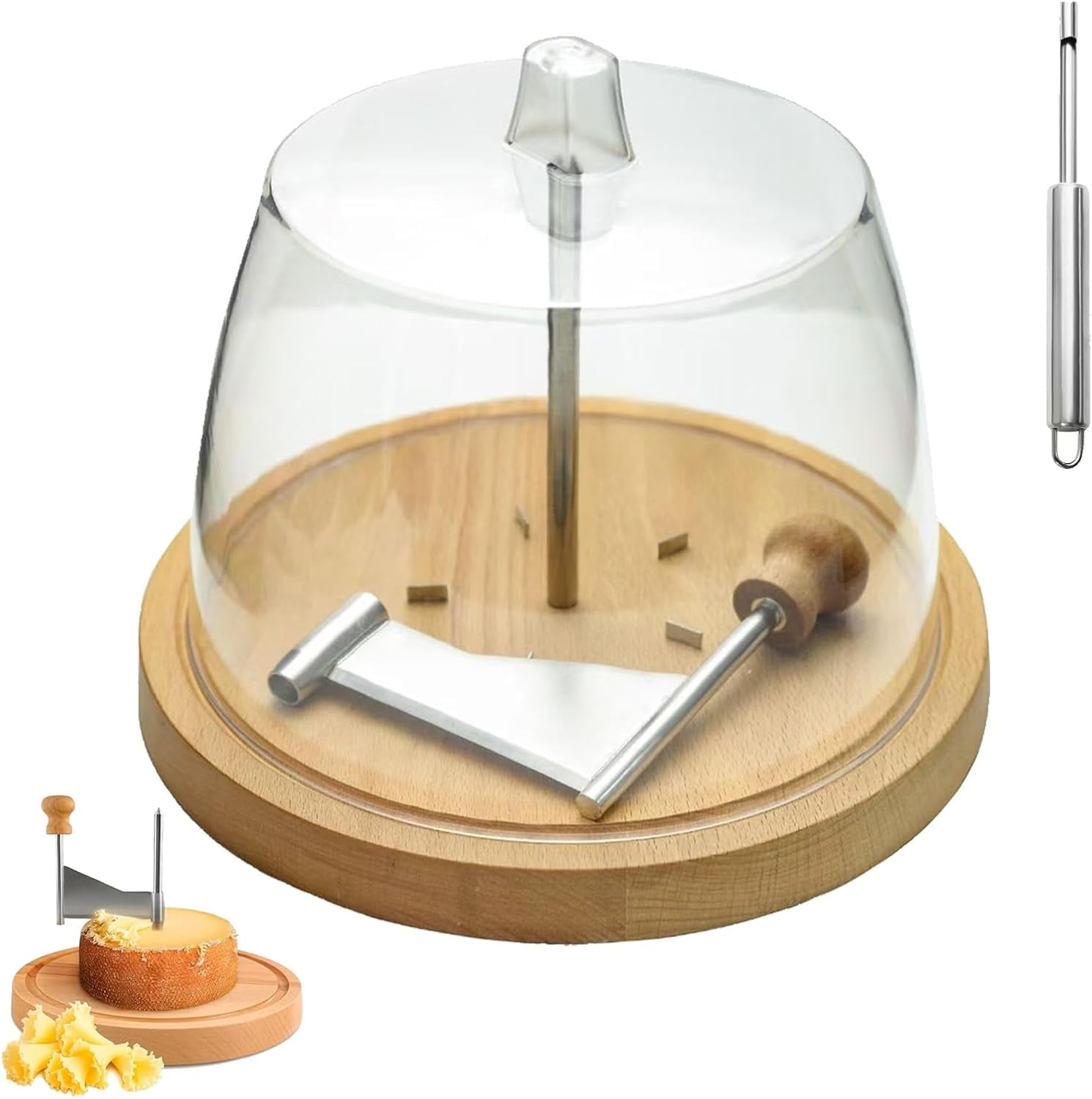 Cheese Curler With Lid, Cheese Curler Wheel with Lid, Cheese Curler ...