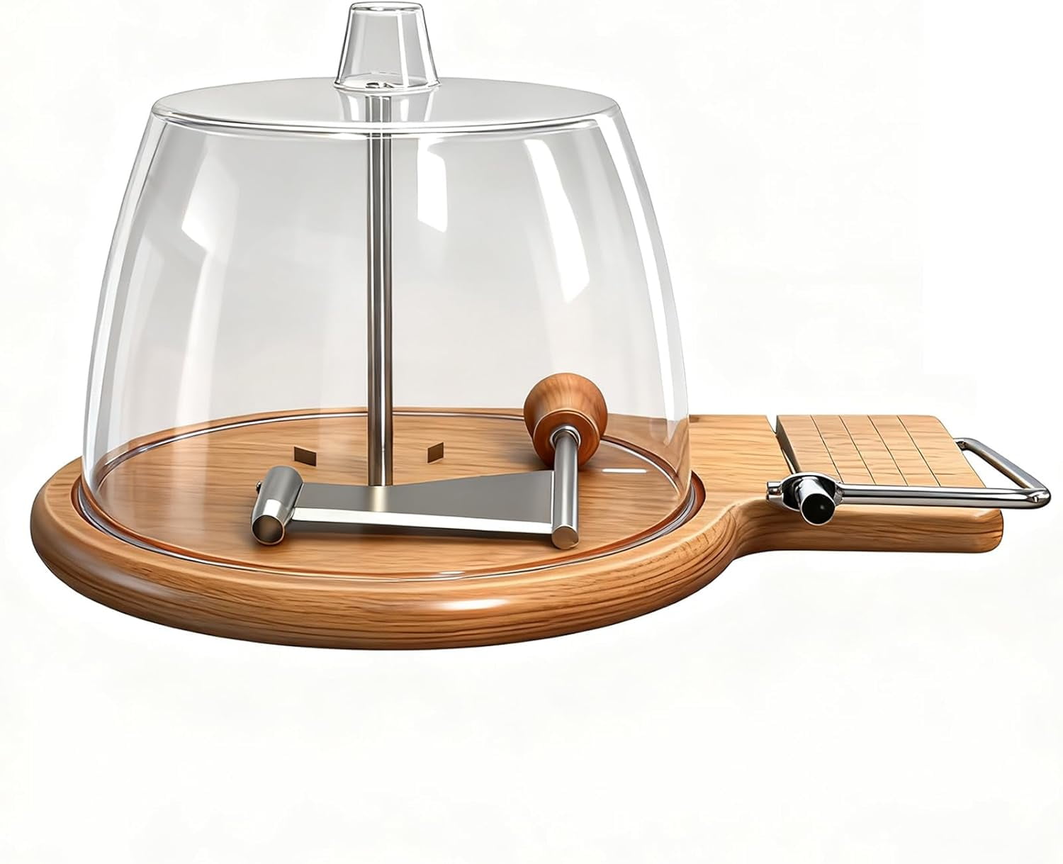 Cheese Curler Wheel with Lid, Stainless Steel Cheese Curler Flower ...