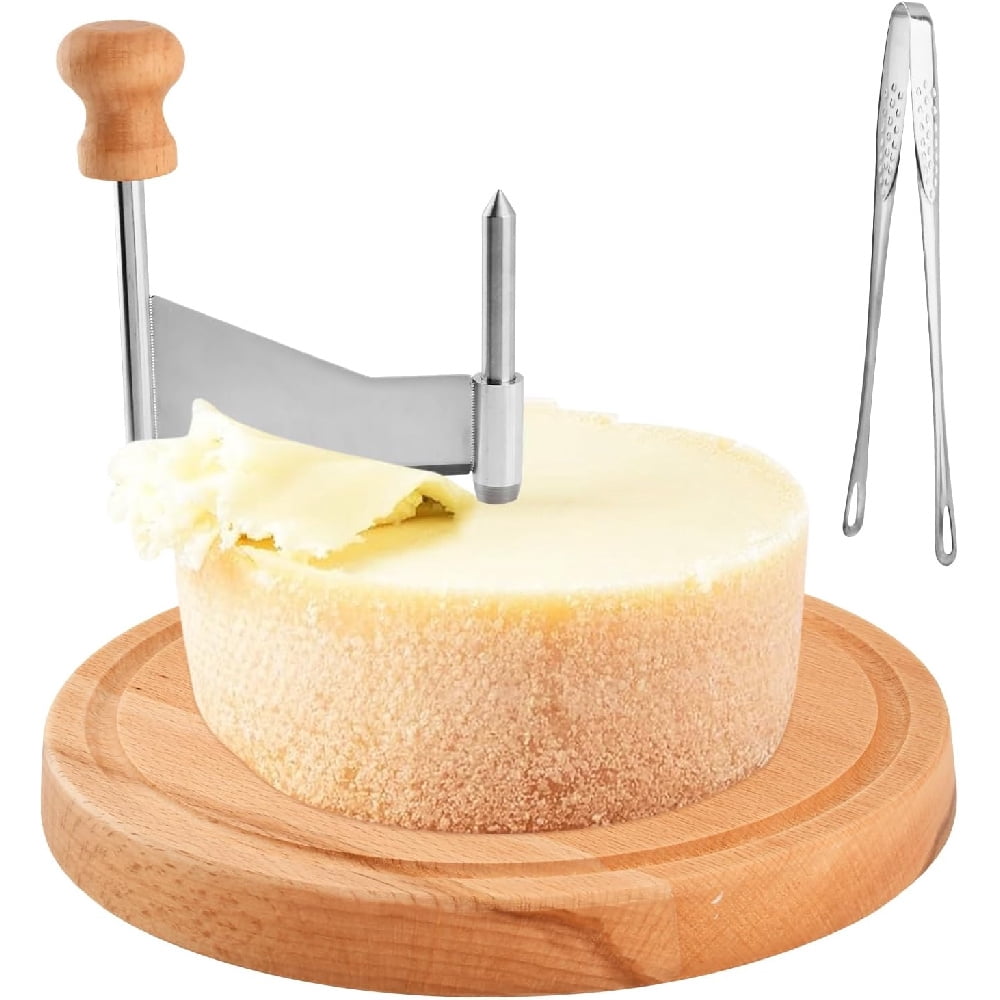 Cheese Curler Wheel, Stainless Steel Cheese Shaver Girolle Shaver with ...