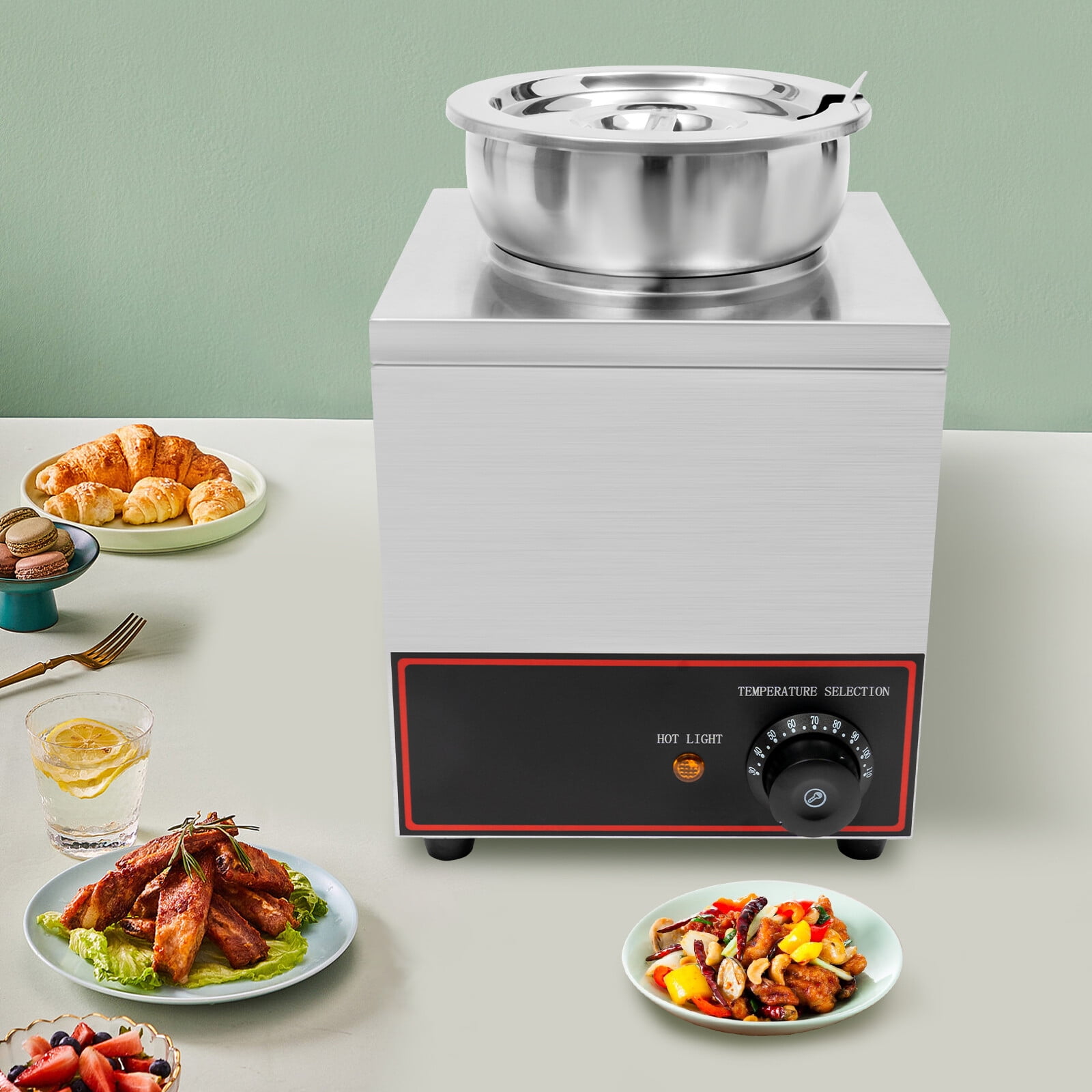 Cheese Dispenser with Hot Fudge Caramel Warmer Stainless Steel Heater ...