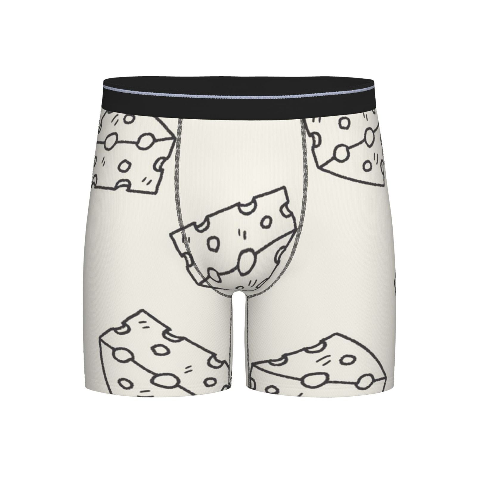 Cheese Doodle Pattern Underwear For Men,Soft Boxer Briefs - Comfortable ...