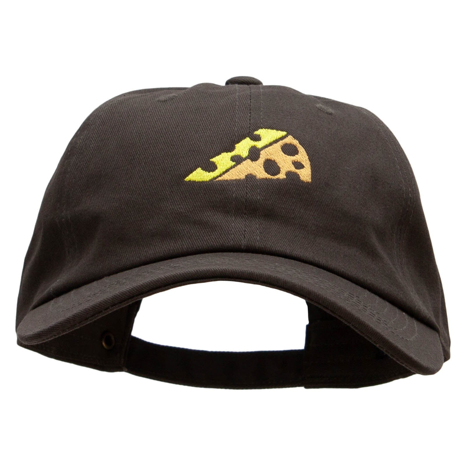 Cheese Embroidered Unstructured Cotton Twill Washed Cap - Olive OSFM ...
