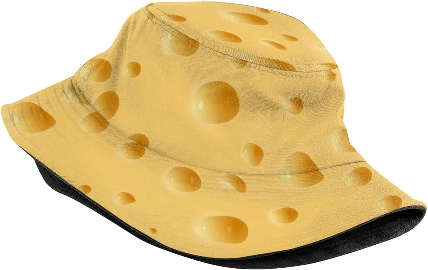 Cheese Funny Bucket Hats Sun Cap Summer Packable Travel Fisherman Hat ...