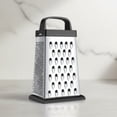 Cheese Grater, 4-Sided Stainless Steel Grater, Food Shredder for Cheese ...