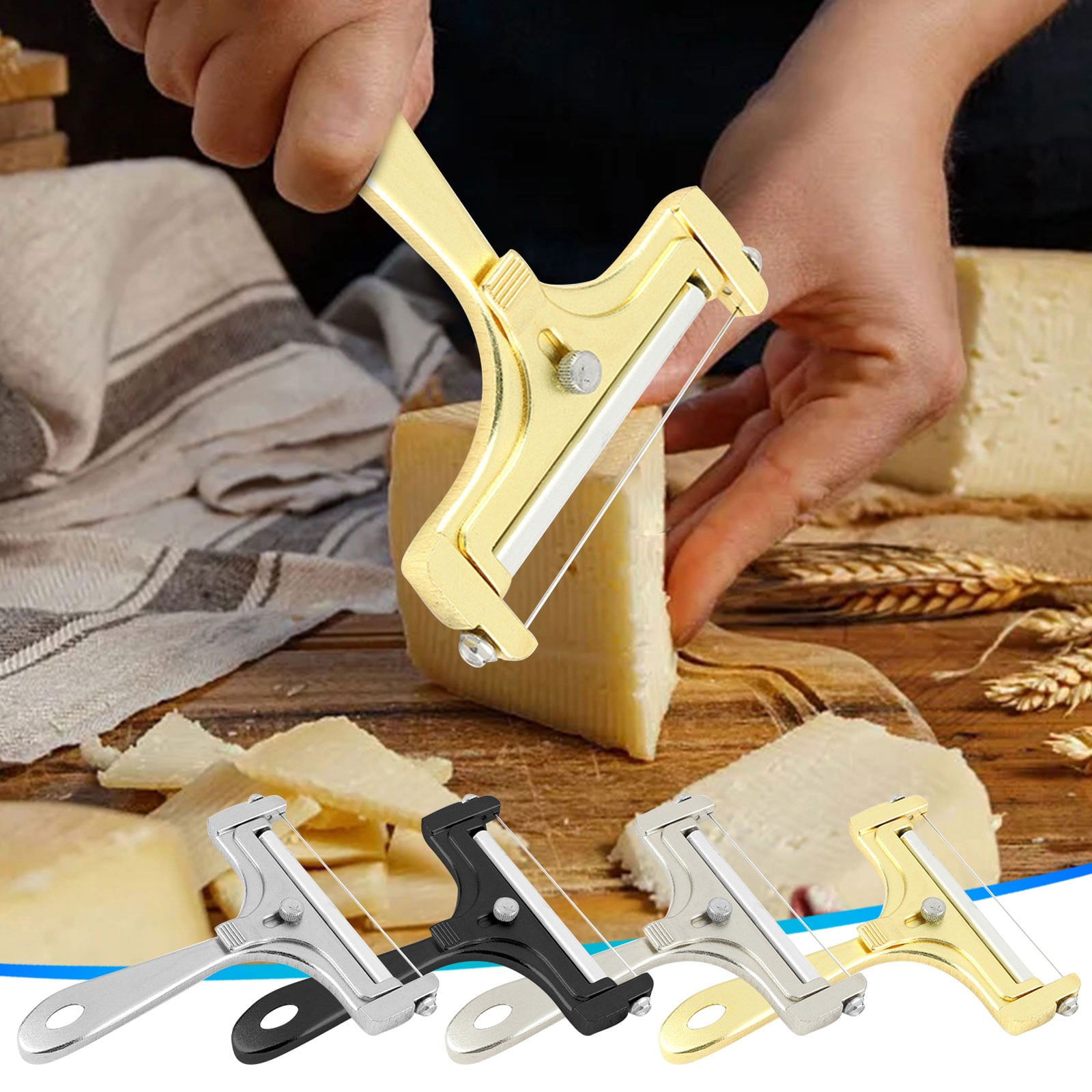 Cheese Grater Cake Cutter, Stainless Steel Kitchen Tool, Sharp Blades ...