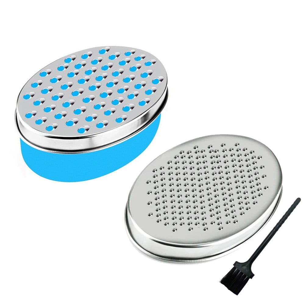 Cheese Grater with Container for Kitchen with 2 Sizes Lid, Grater Lemon ...