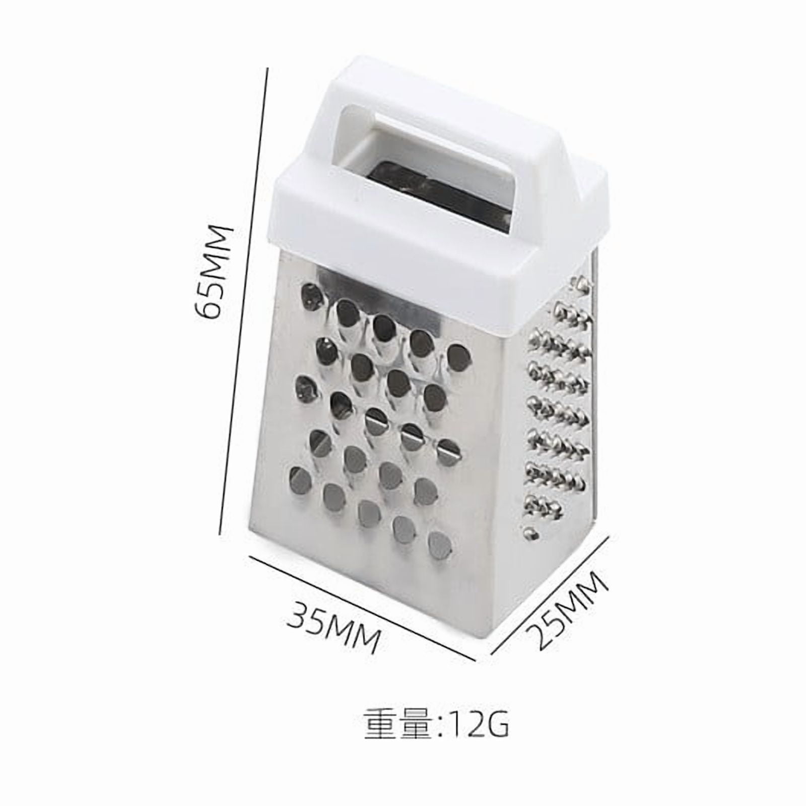 Cheese Grater with Handle Grinder, Small Cheese Grinder, Stainless ...