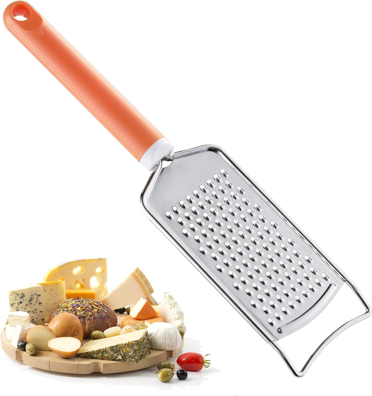 Cheese Grater with Handle, Stainless Steel Graters for Kitchen, Cheese ...