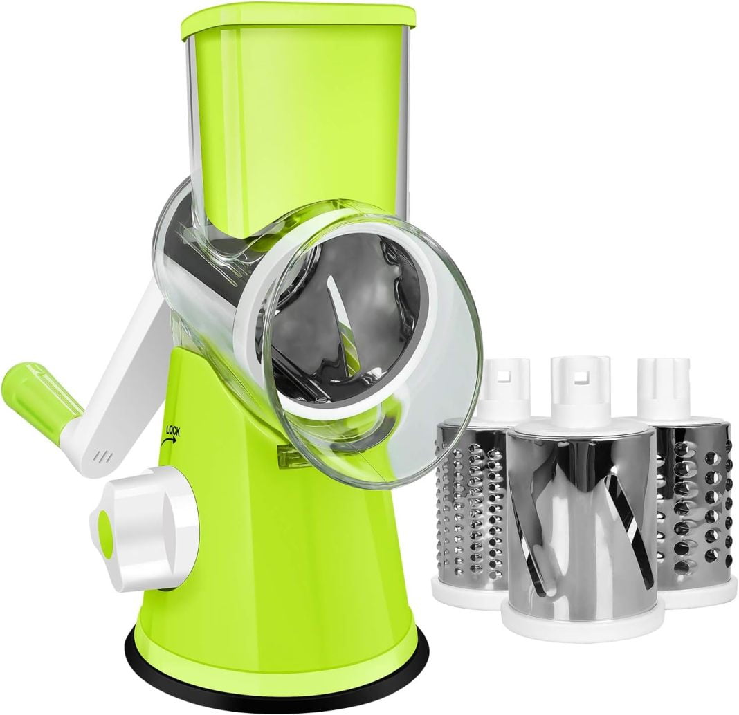 Cheese Grater, Rotary Cheese Grater, Efficient Graters for Kitchen with ...