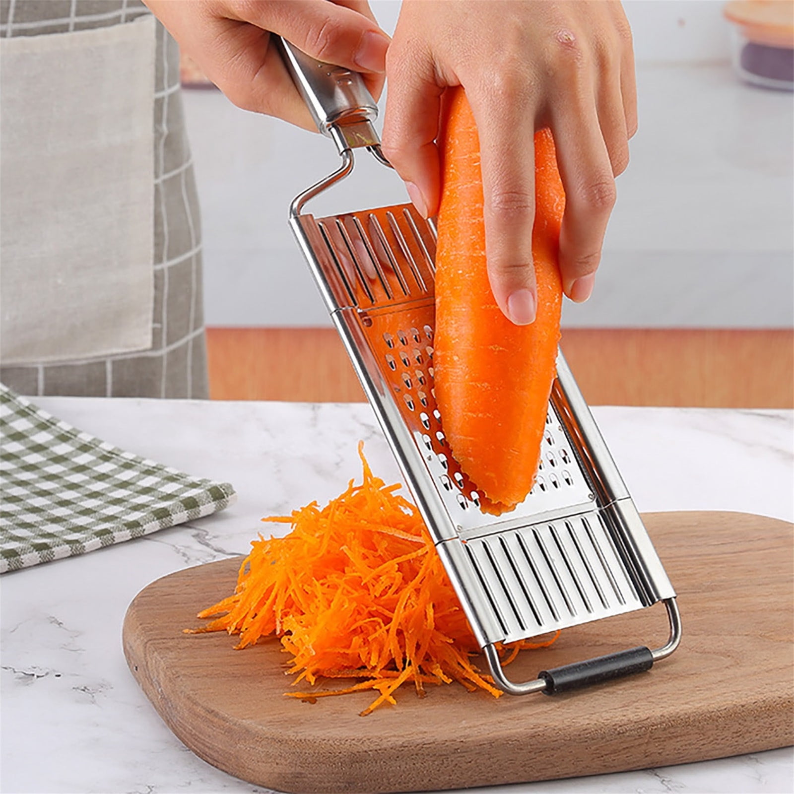 Cheese Grater, Set Stainless Steel Cheese Grater Vegetable Chopper with ...