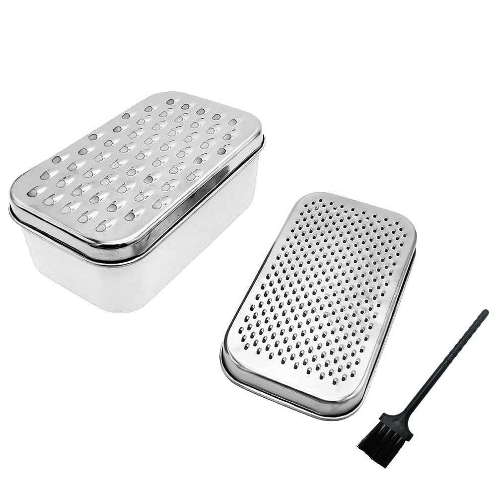 Cheese Grater with Container Graters with Lid Lemon Shredder Vegetable ...