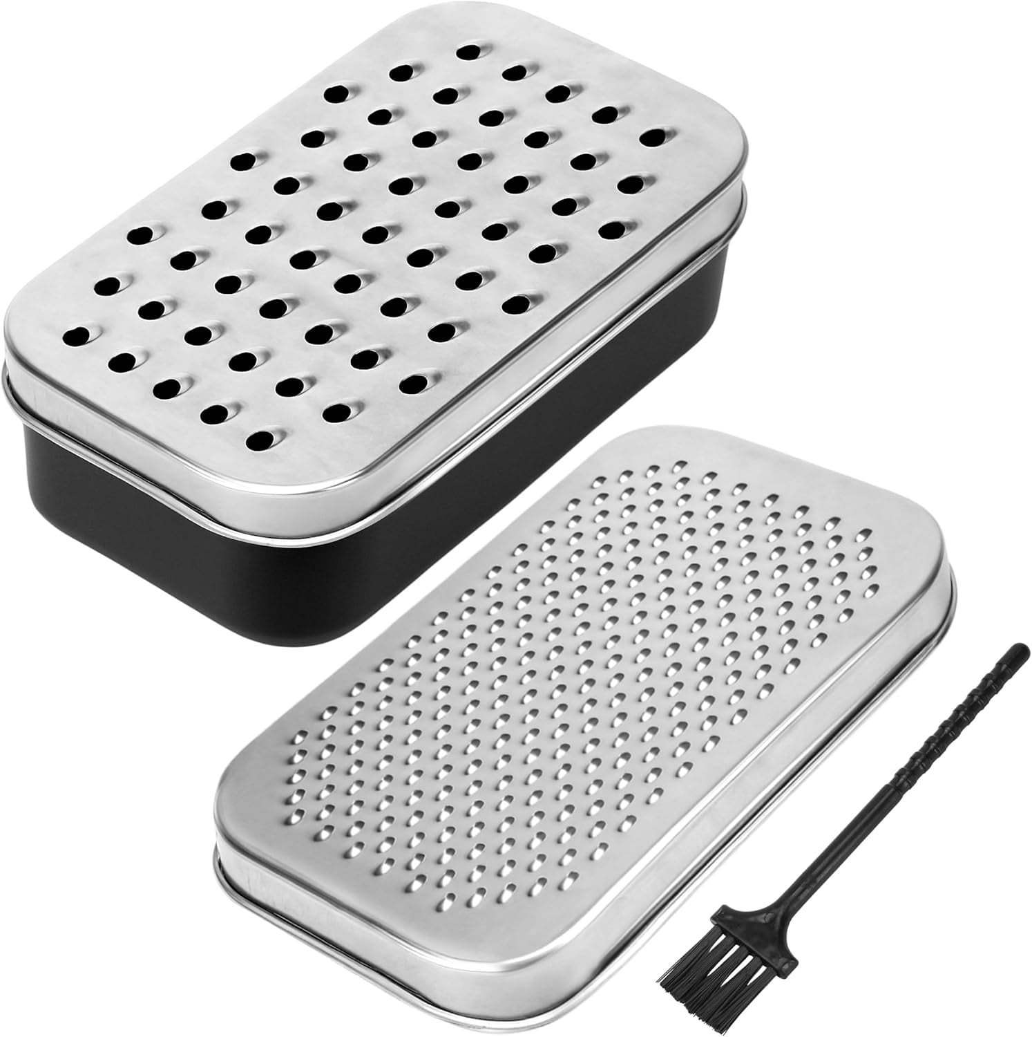 Cheese Grater with Container - Box Grater Cheese Shredder Lemon ...
