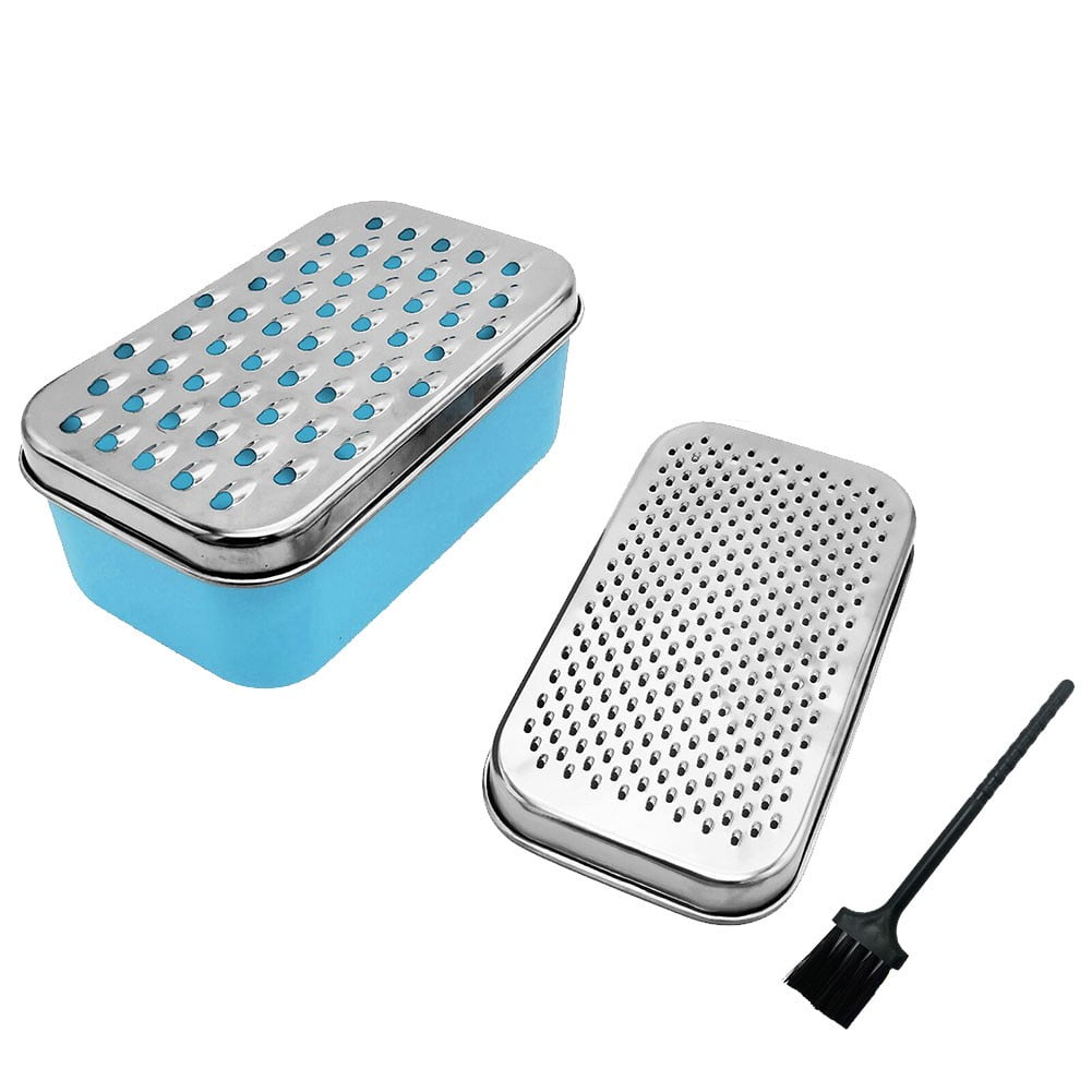 Cheese Grater with Container Graters with Lid Lemon Shredder Vegetable ...
