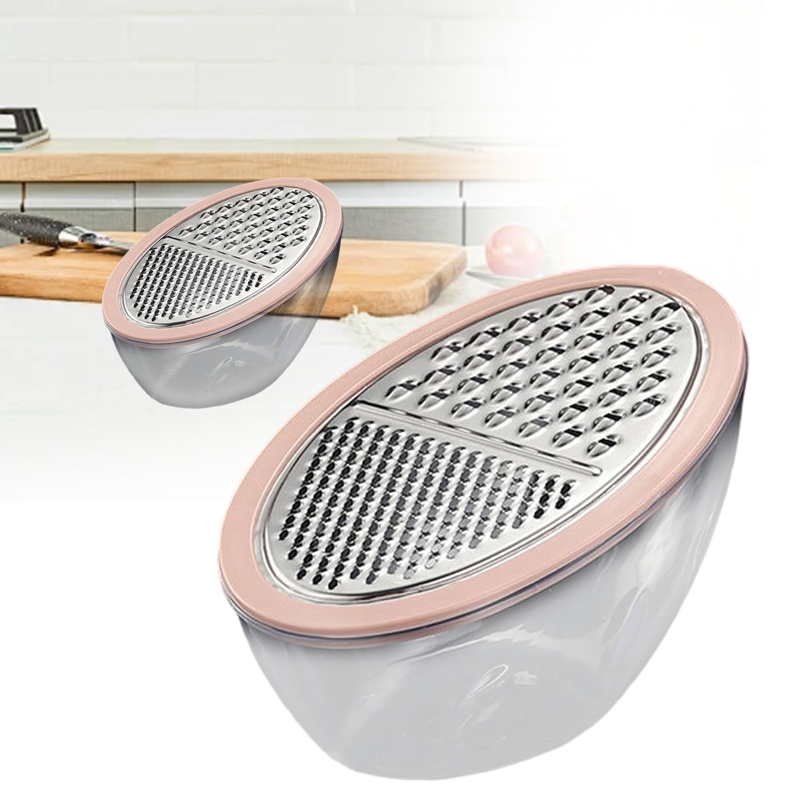 Cheese Grater with Container, Multi Purpose Vegetable Slicer Box Grater ...