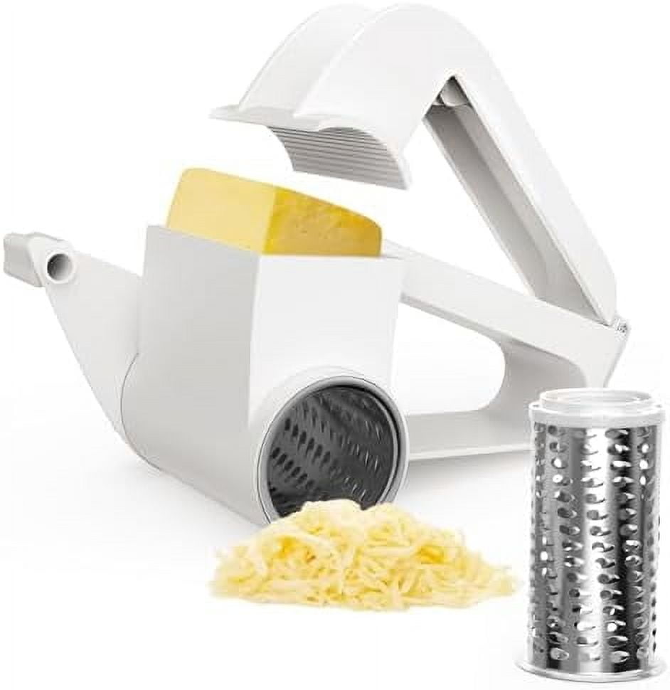 Cheese Grater with Handle, Rotary Cheese Grater,Vegetable, Chocolate ...