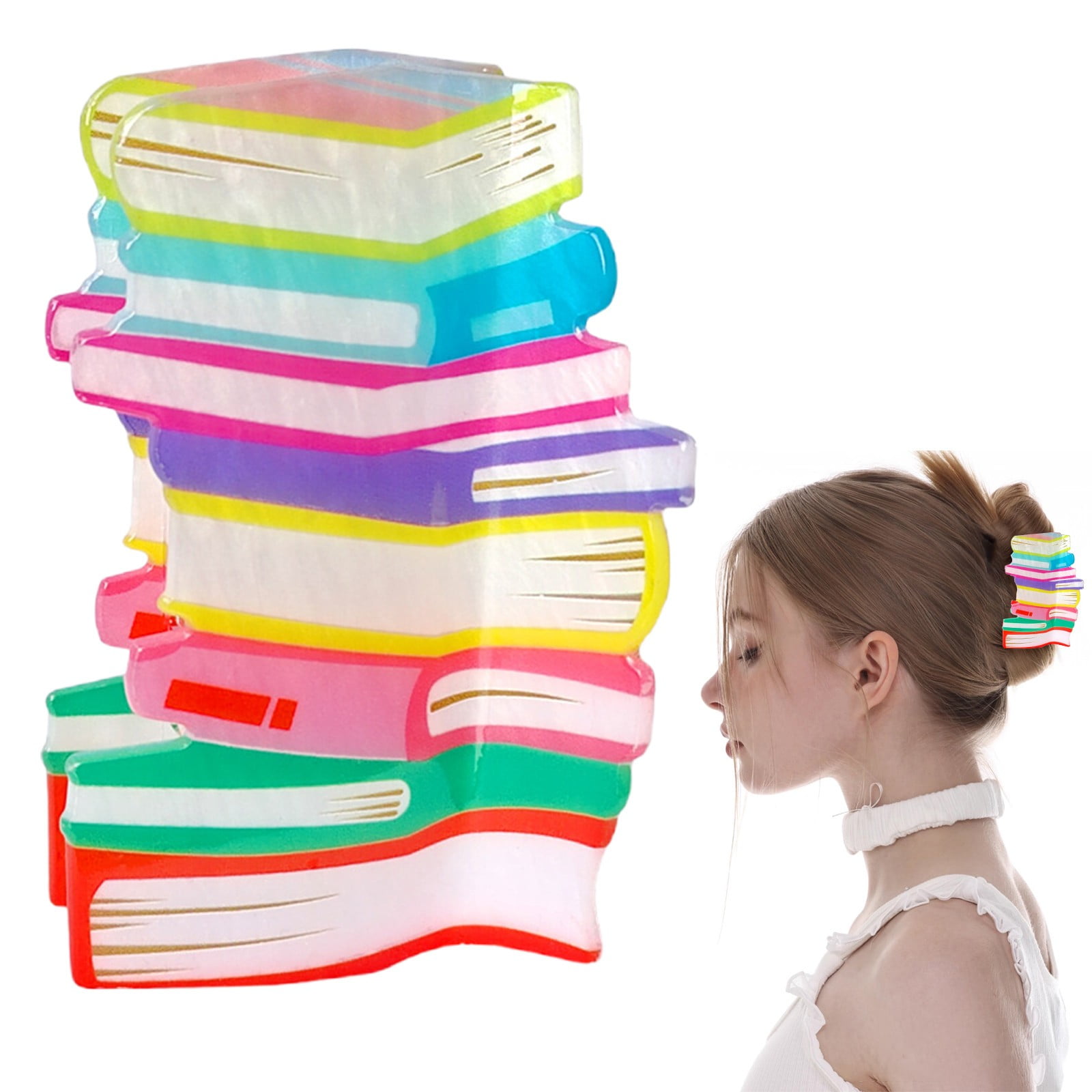 Cheese Hairpin - Book Clips Hair Back to School Teacher Hair Cute Book ...