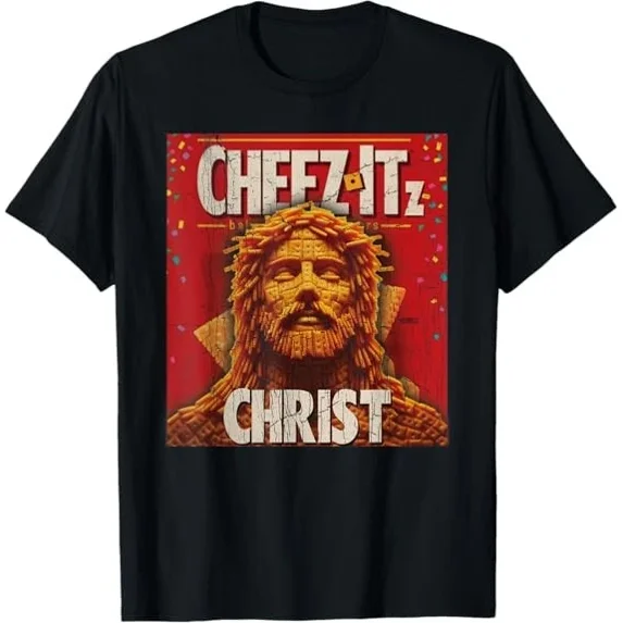 Cheese Jesus Christ Face Of Jesus Design Best, Vintage T-Shirt - All ...