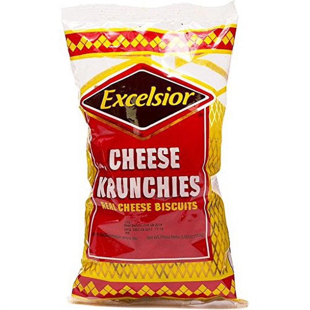 Cheese Krunchies Real Cheese Biscuits, 3.98 oz- Excelsior - Walmart.com