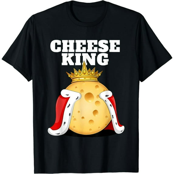 Cheese Lover Graphic T-Shirt for Men Fun Food Theme Casual Wear ...