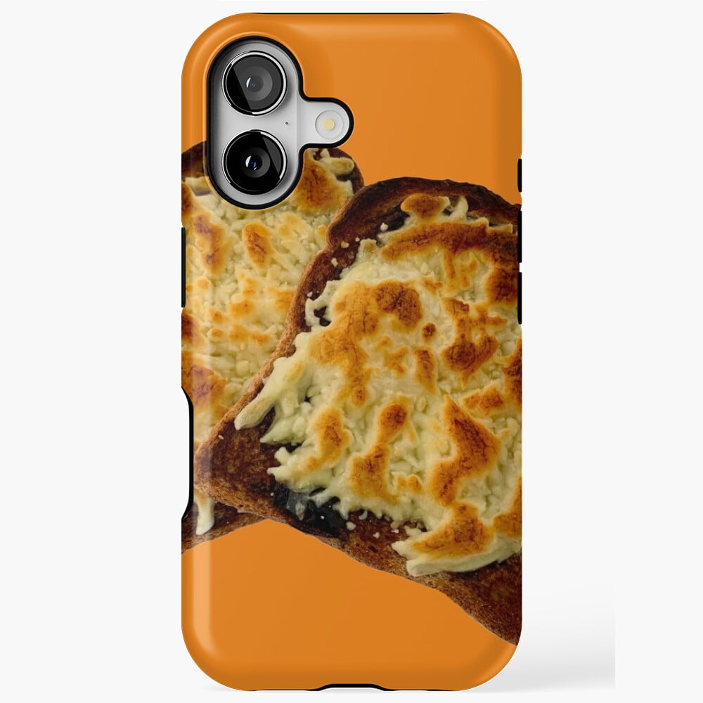 Cheese On Toast Food Cartoon Artwork Tough Case for iPhone 17 16 15 14 ...