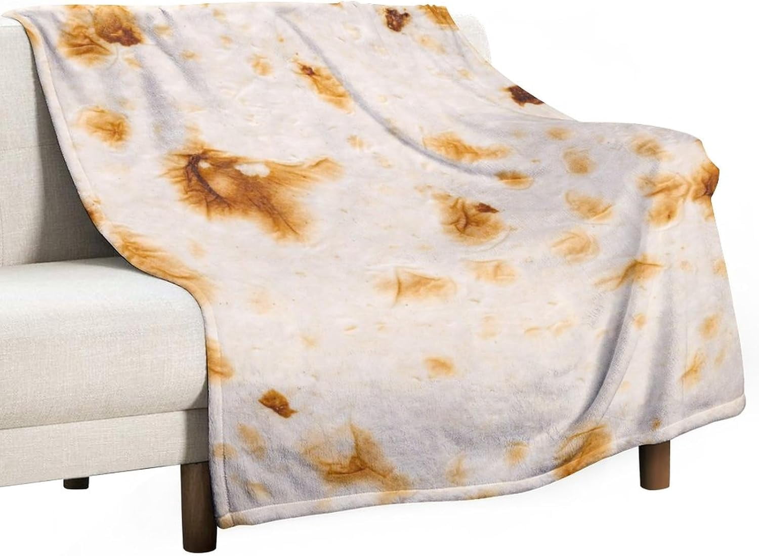 Cheese Pizza Texture Blanket Fleece Cozy Warm Funny Realistic Food ...