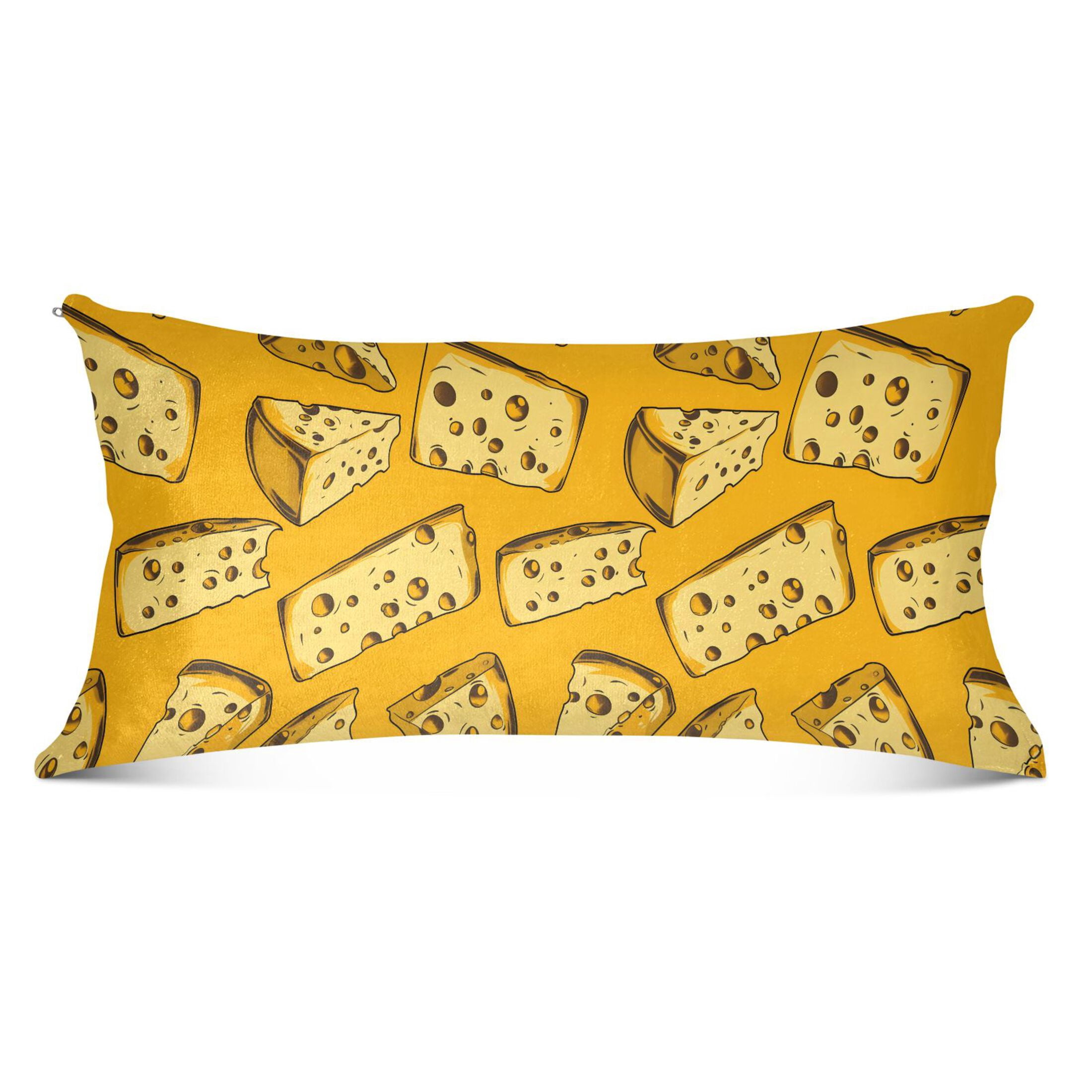 Cheese Plush Pillow Cases Body Size Ultra Soft Warm Pillowcases with ...