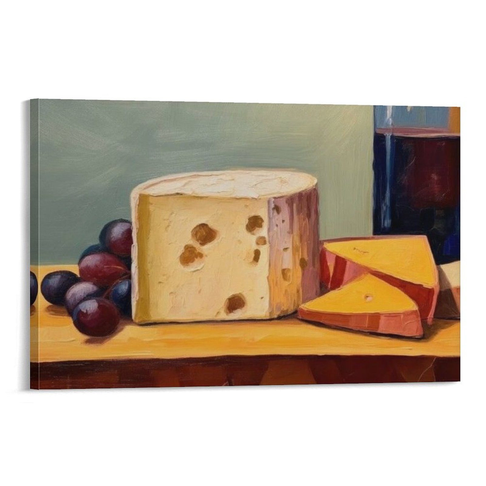 Cheese Print French Farmhouse Kitchen Decor Rustic Printable Wall Art ...