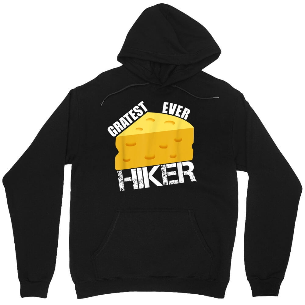 Cheese Pun "Grate-est Ever" Hiker Climbing Graphic Saying Hiking Humor ...