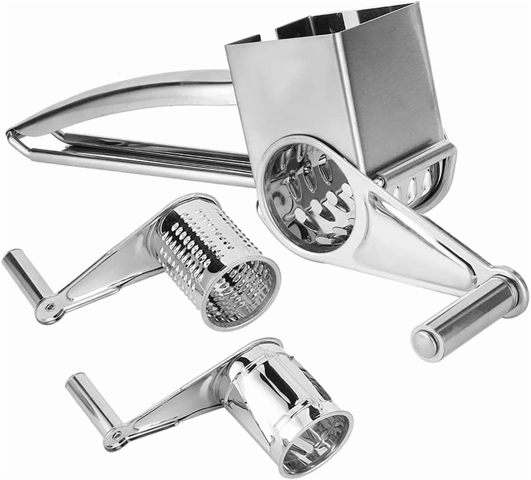 Cheese Shredder Hand Crank, Cheese Rotary Grater Stainless Steel Rotary ...