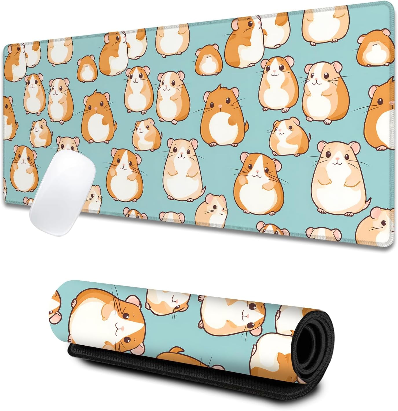 Cheese Slice Large Gaming Desk Mat,Rubber Non-Slip Fun and Whimsical ...