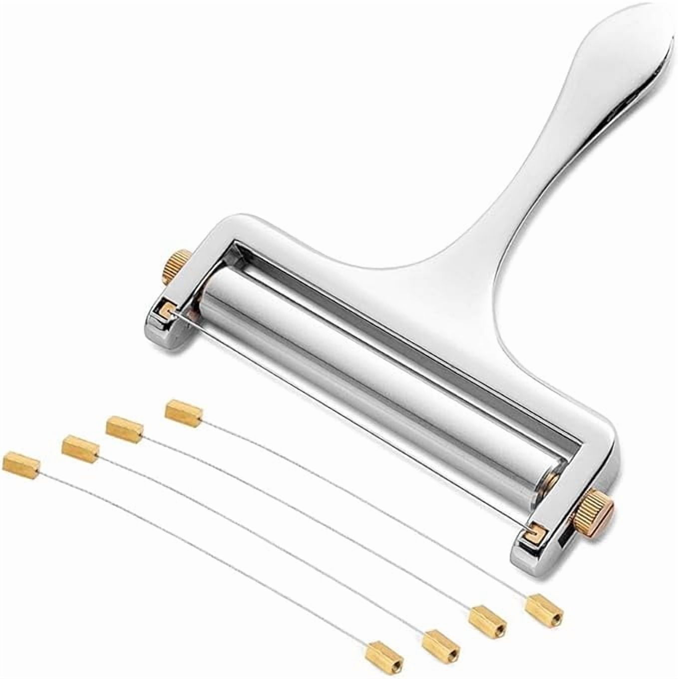 Cheese Slicer, Adjustable Thickness Heavy Duty Stainless Steel Cheese ...