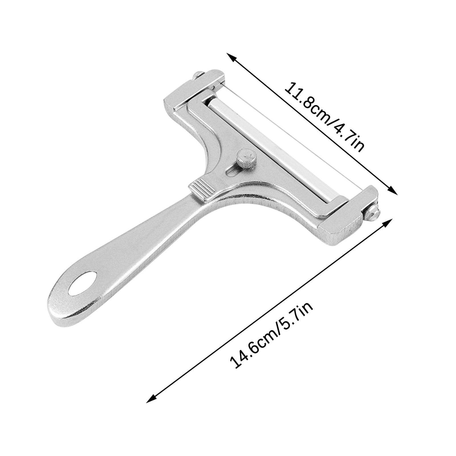 Cheese Slicer With Adjustable Thickness - Stainless Steel Cheese Cutter ...