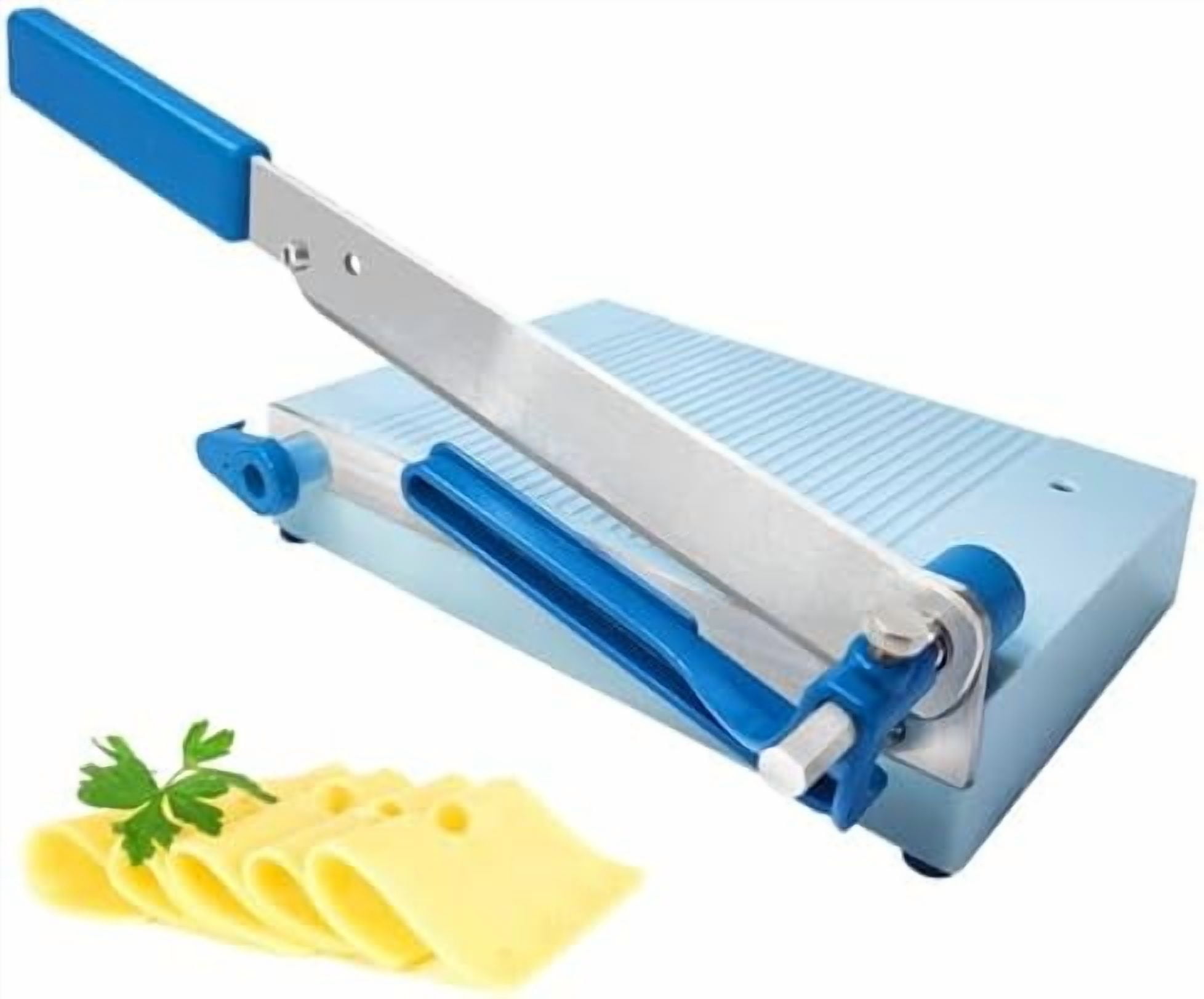 Cheese Slicer Cutter with Board, Adjustable Thickness function,Multipurpose Cheese Slicers for ...