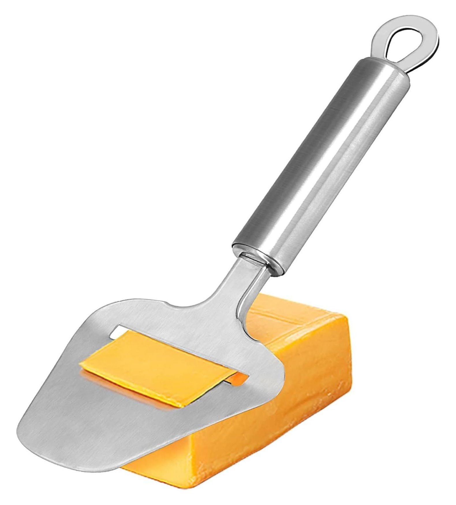 Cheese Slicer Stainless Steel, Cheese Knife Heavy Duty Plane Cheese Cutter, Shaver, Server For ...