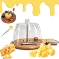 Cheese Spiral Shaver, Stainless Steel Cheese Wheel Cutter With Lid ...