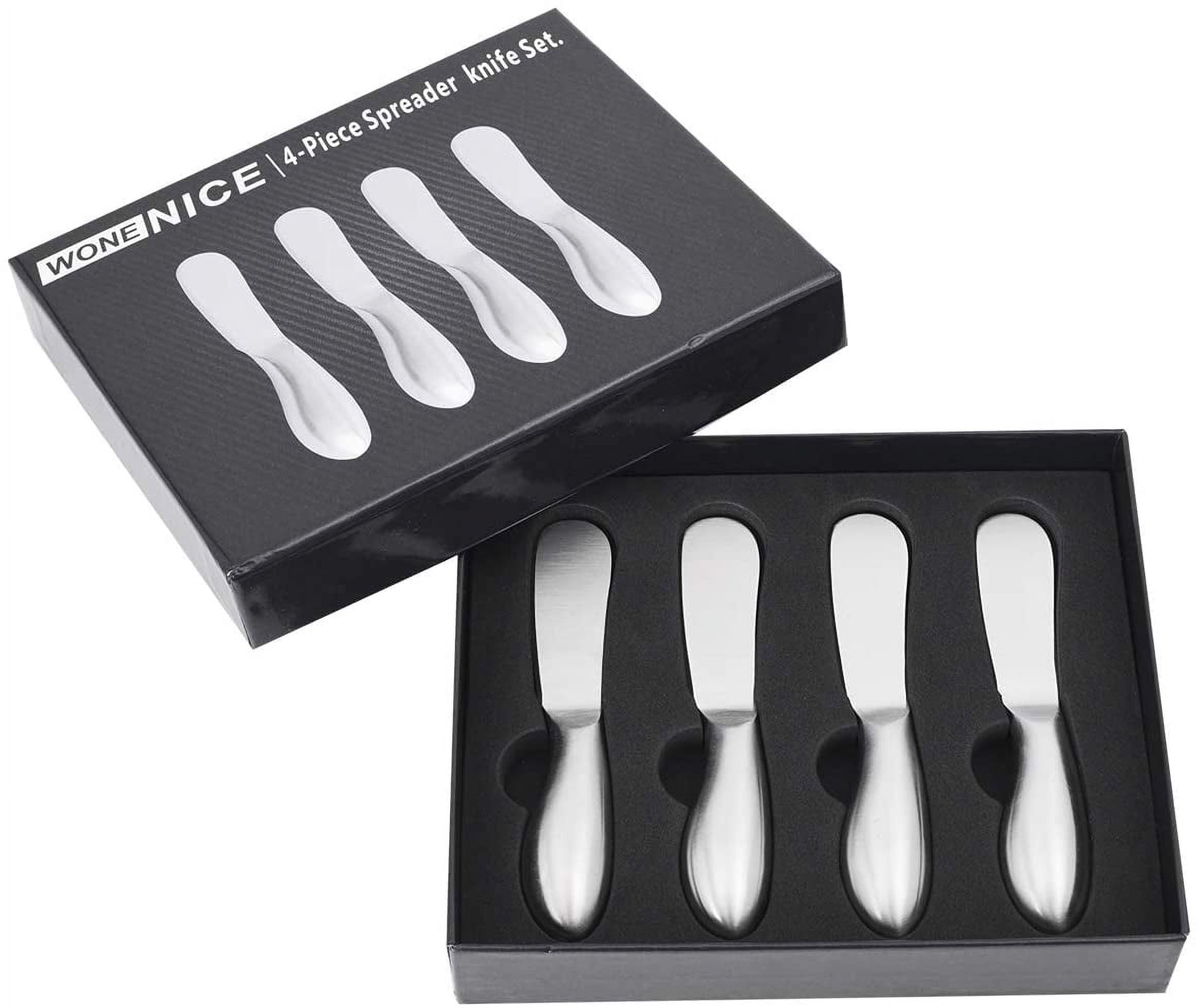 Cheese Spreader Knives, 304 Stainless Steel Cocktail Knives Spreaders ...