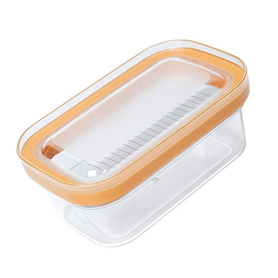 Cheese Storage Container Grade Plastic Butter Cutter Box with Stainless ...