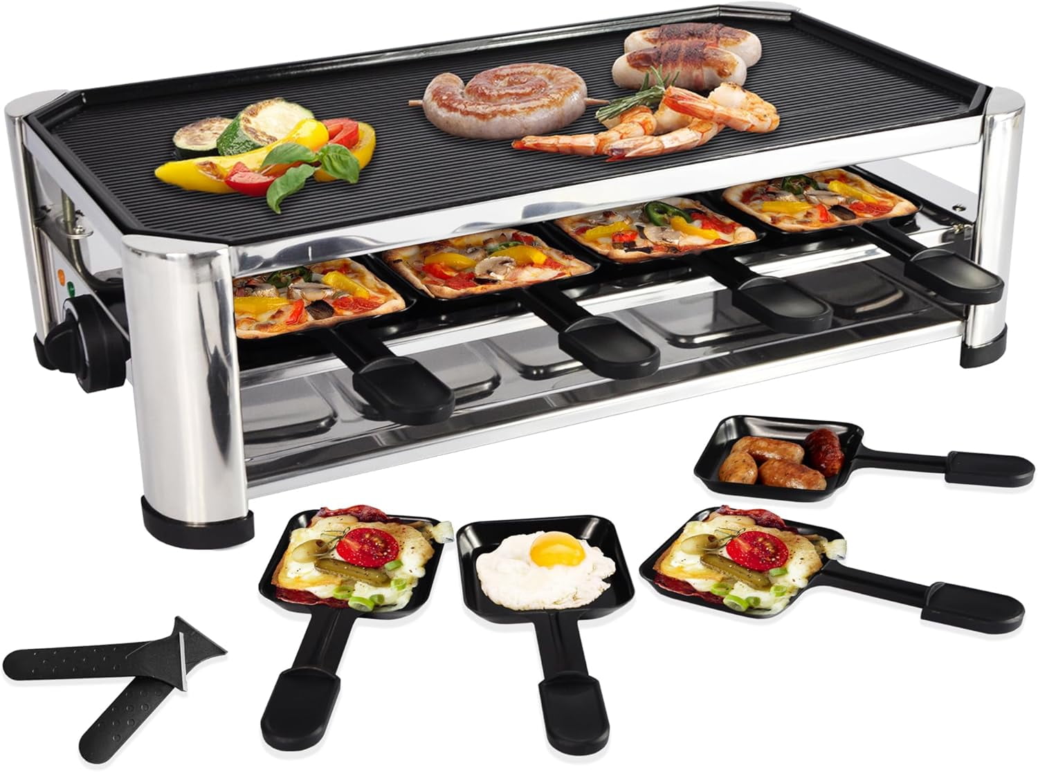 Cheese Table Grill Portable Electric Indoor Korean BBQ Grill 1400W ...