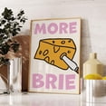 Cheese Wall Art Kitchen Decor Cute Food Illustration Poster Italian ...