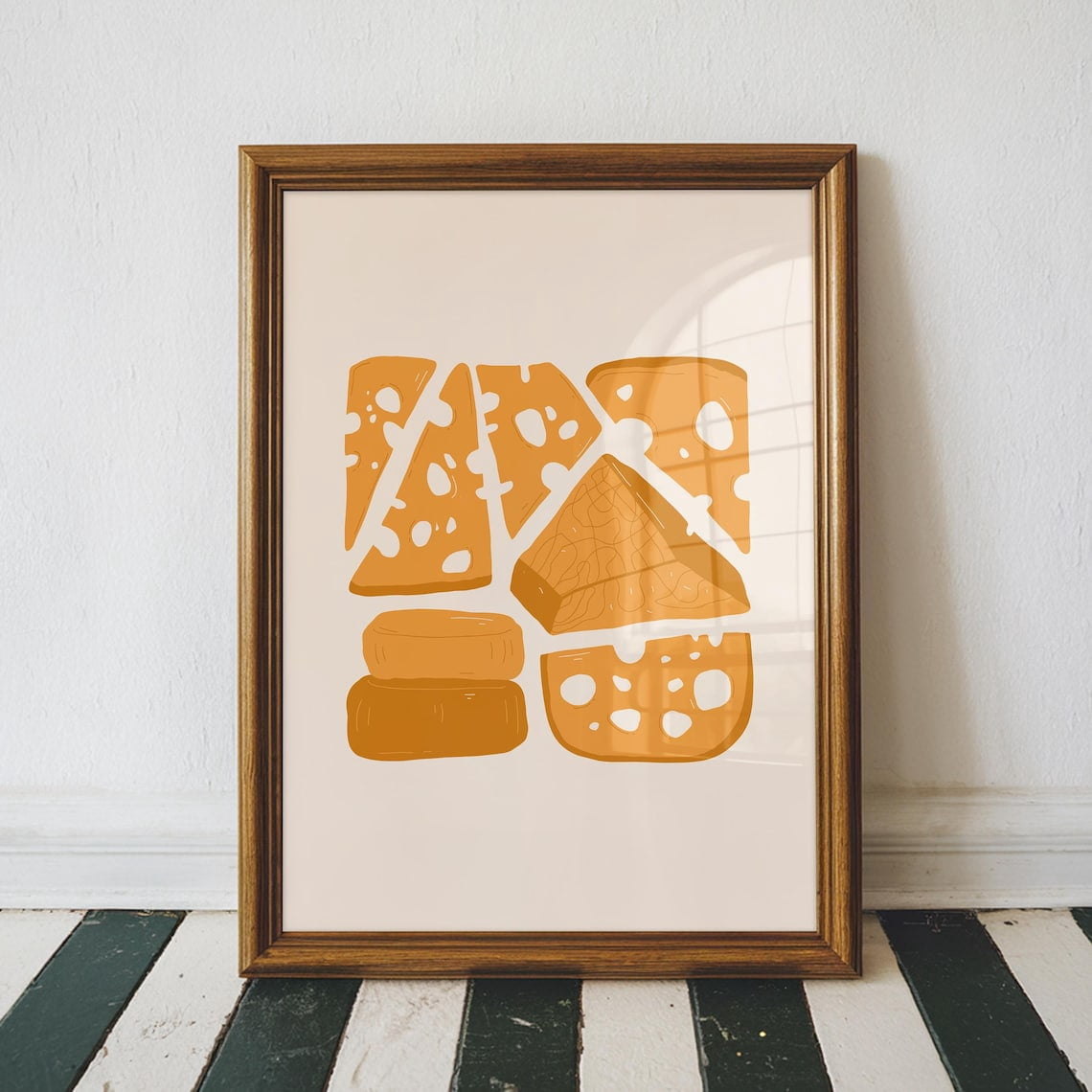 Cheese Wedges Italian Kitchen Art Foodie s, Unframed Poster - Walmart.com