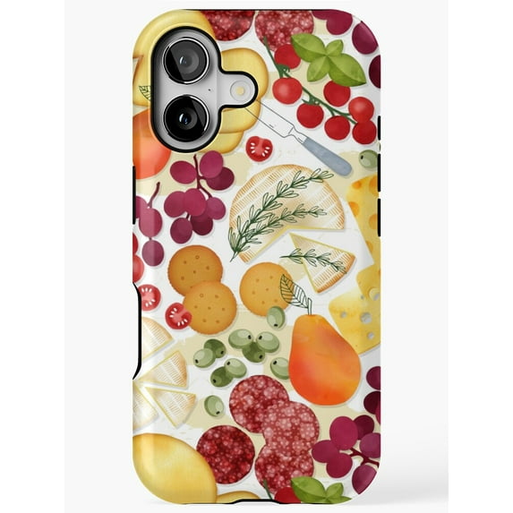 Cheese and Fruit Platter Food Theme For iPhone 11-17 Pro Max Phone ...