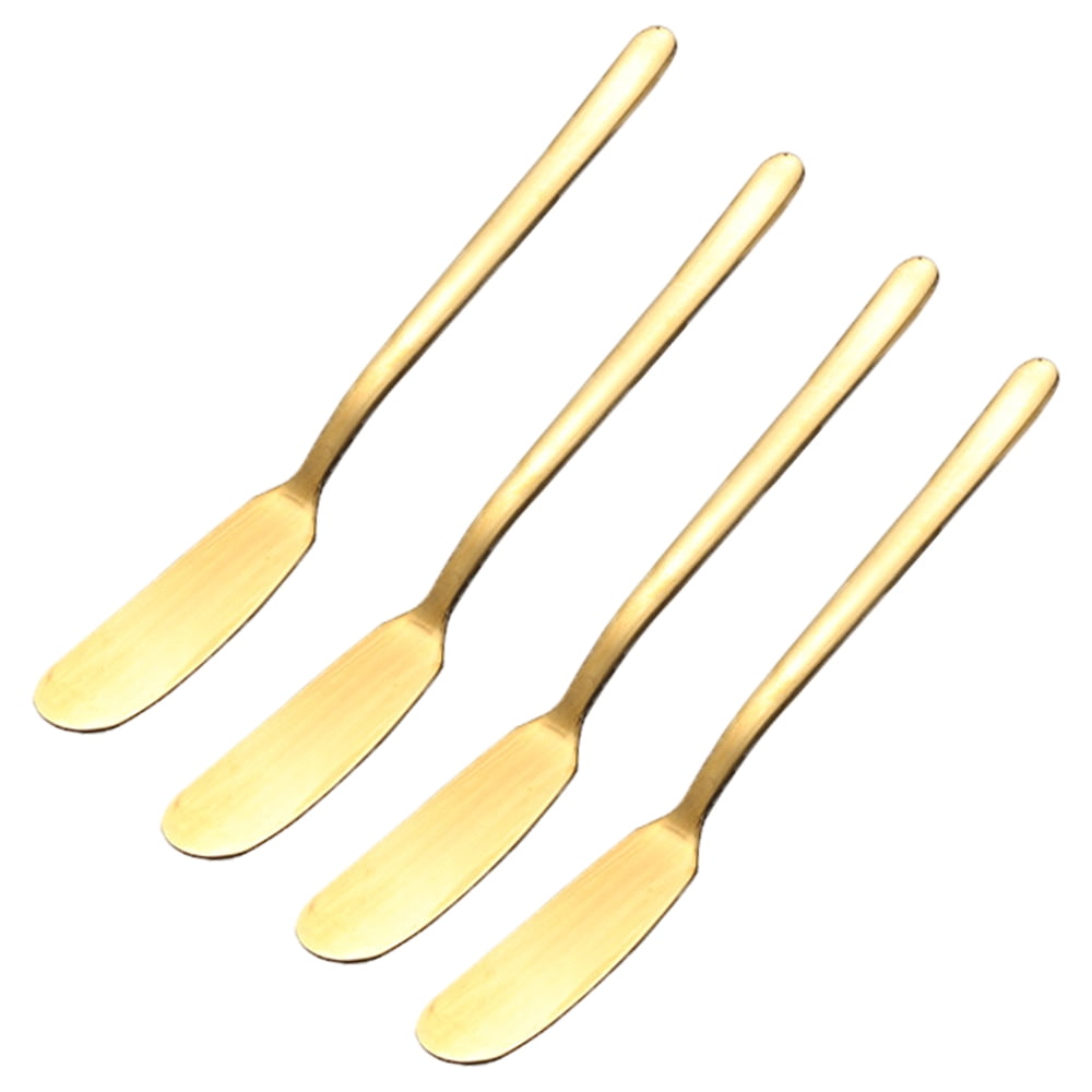 Cheese coating spatula set 4-piece stainless steel butter knife small ...