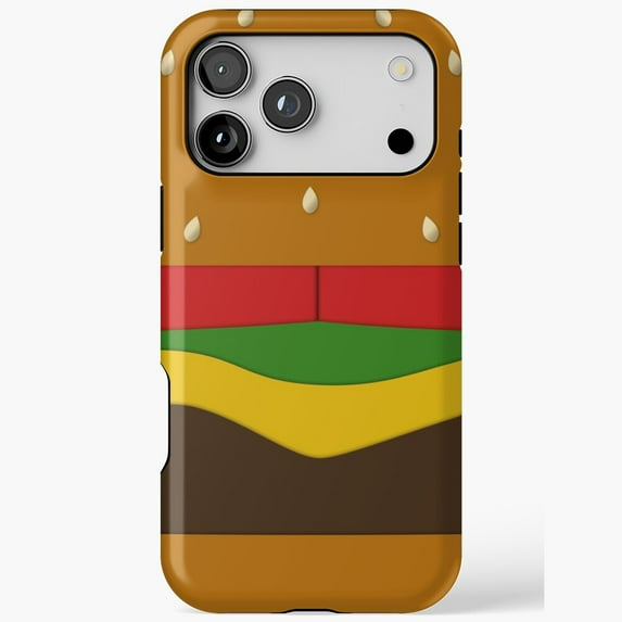 Cheeseburger Classic Fast Food Art Phone Case Compatible iPhone 17 ...