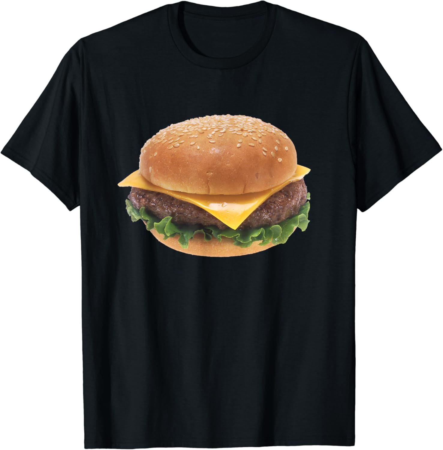Cheeseburger Hamburger T Shirt - Walmart.com