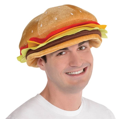 Cheeseburger Hat - Headwear - Walmart.com